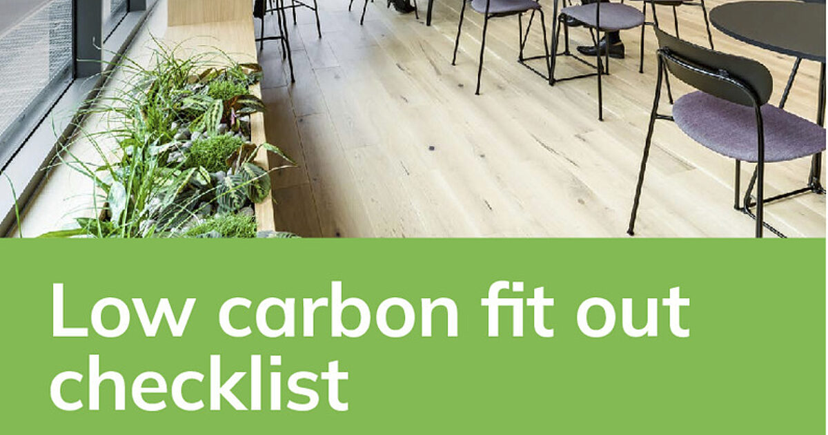Checklist: Low carbon fit out | Overbury