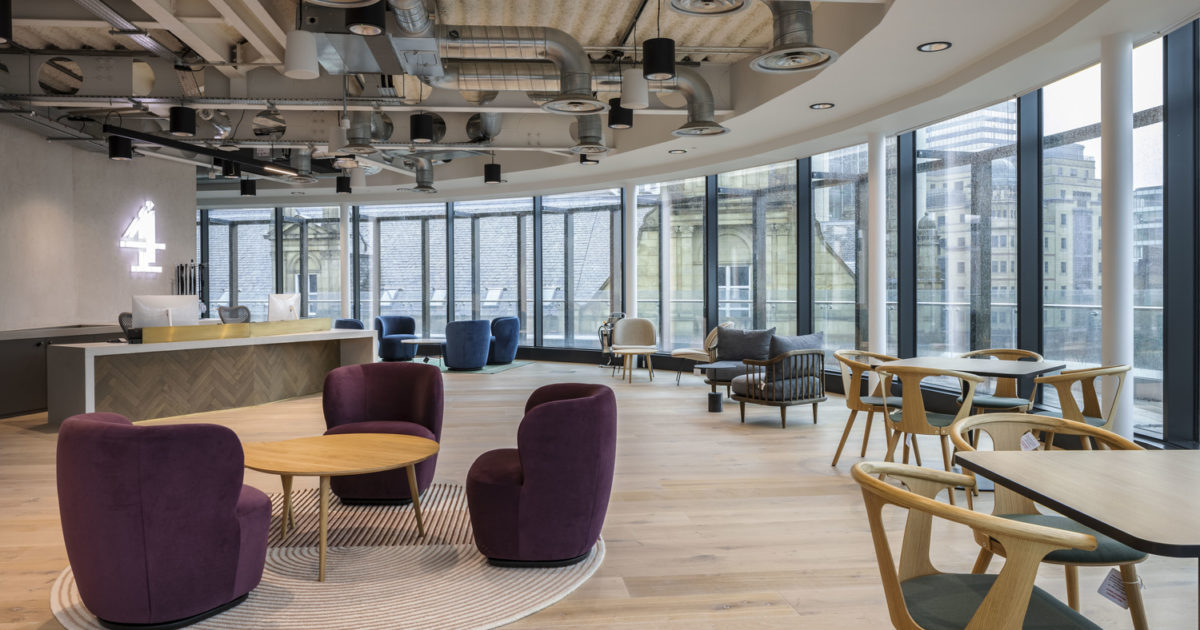 Overbury's fit out of Channel 4's futuristic office | Overbury