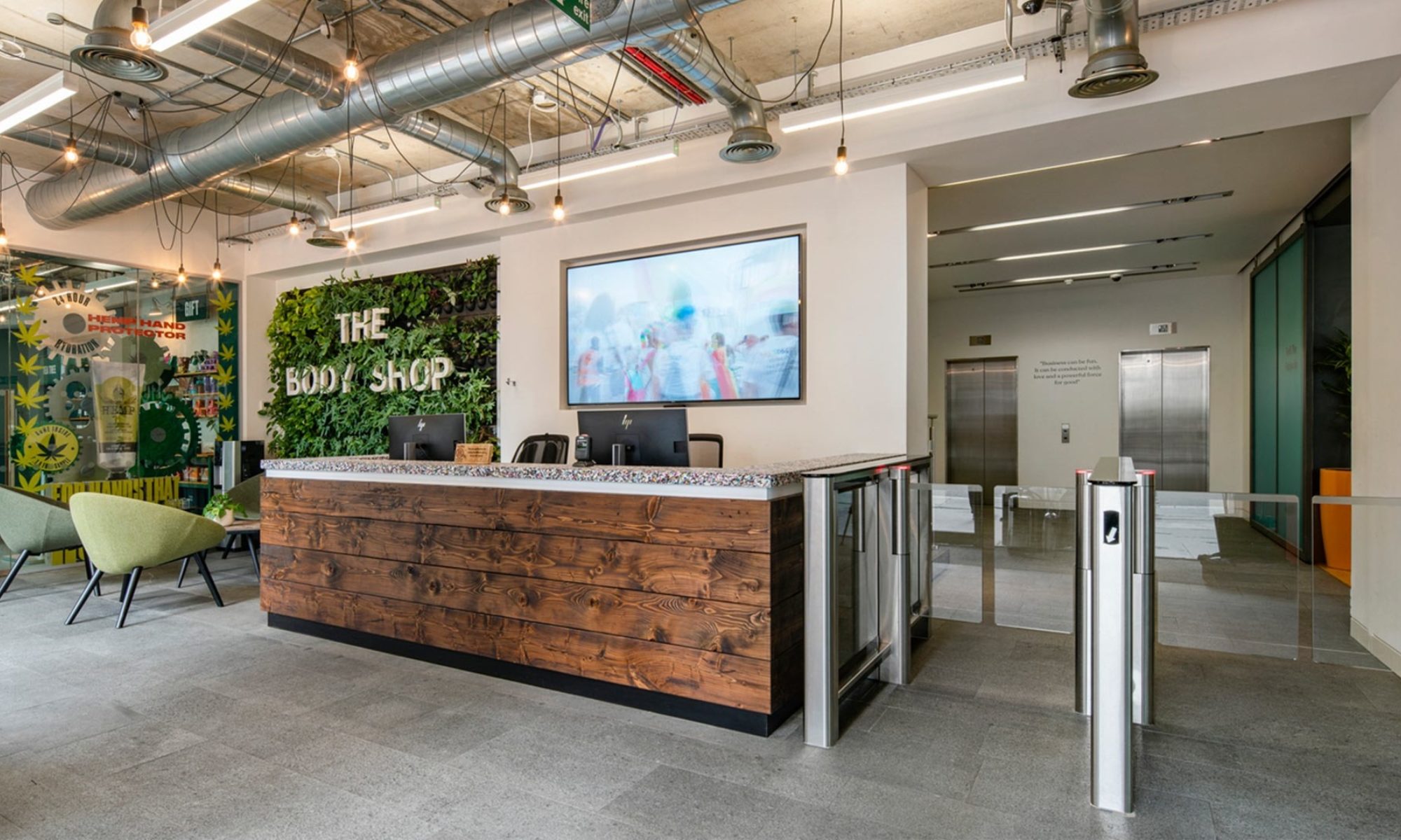 The Body Shop | Office Design & Fit Out | Morgan Lovell
