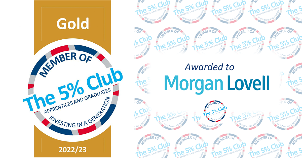Morgan Lovell retains Gold membership of The 5% Club 2024-25 | Morgan ...